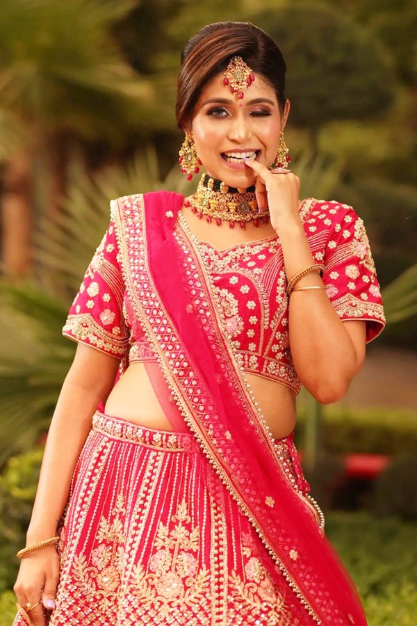 Wedding Red Bridal Lehenga For Girls – Anaya Designer Studio