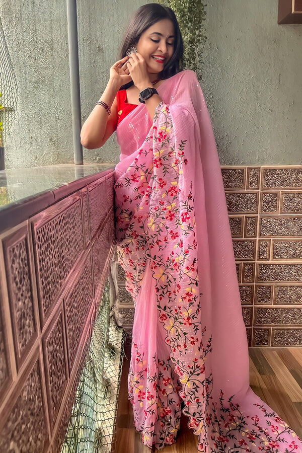 Durga puja saree look collection 2021 style – Anaya Designer Studio