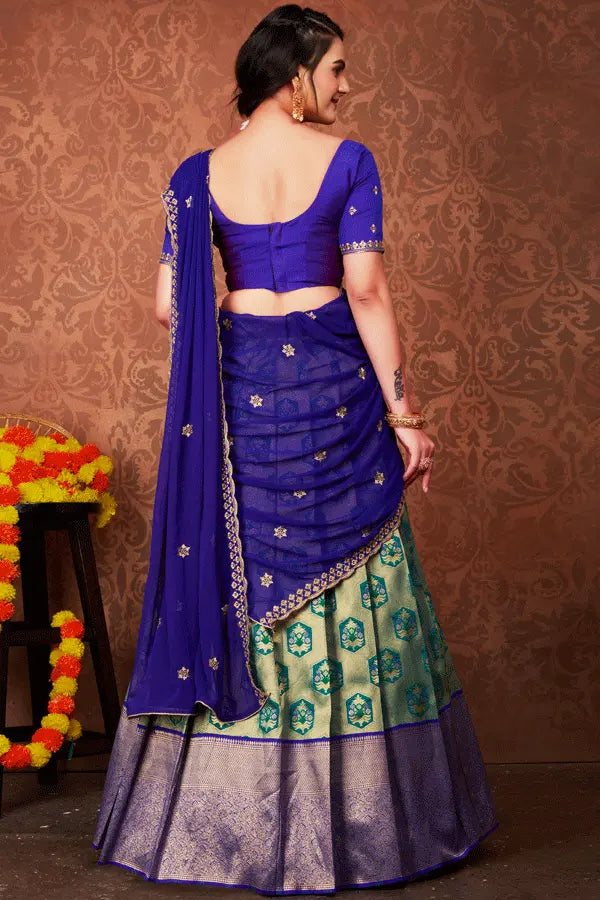 Traditional Pattu Half Saree Models 2024 – Anaya Designer Studio