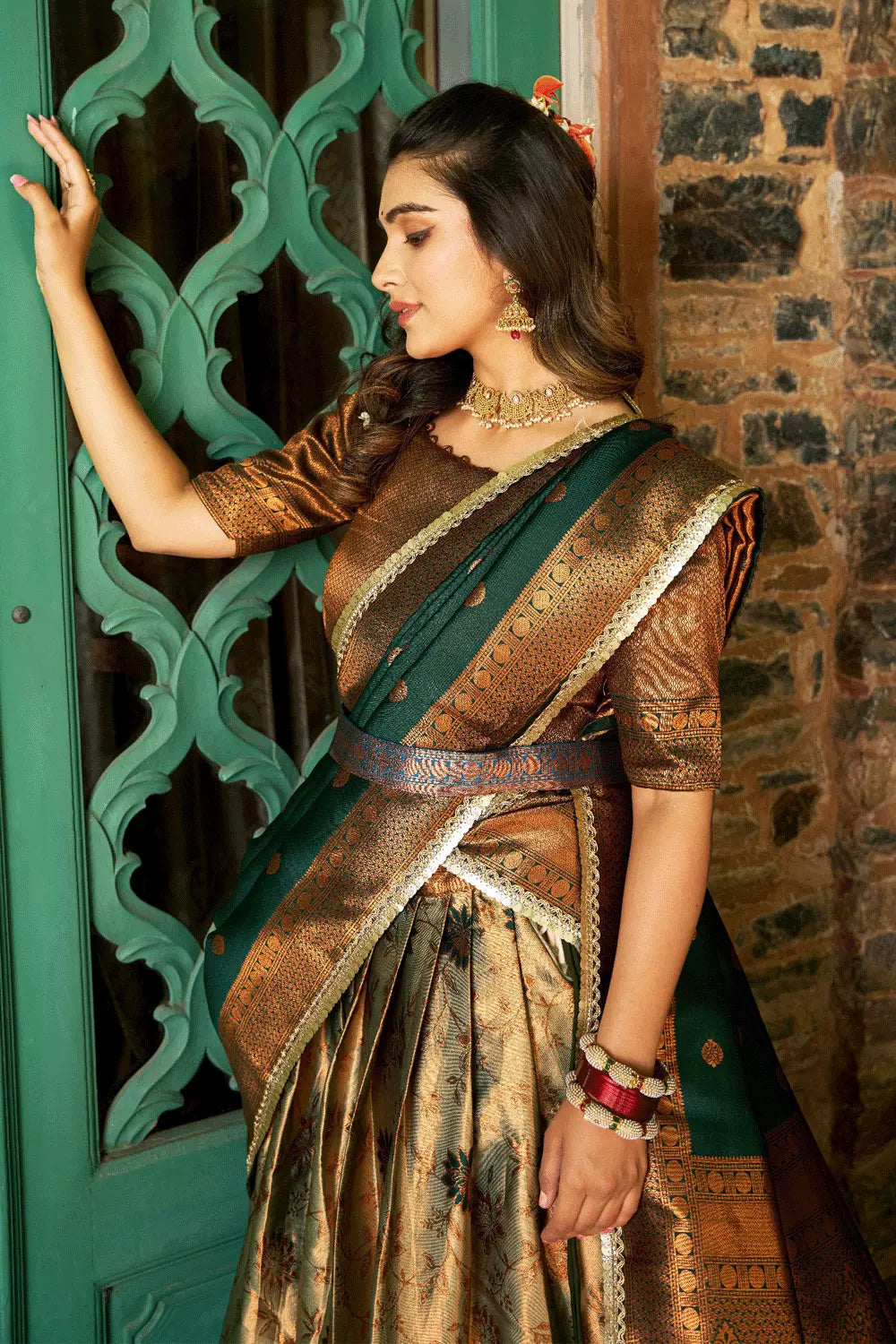 Stitched Half Saree