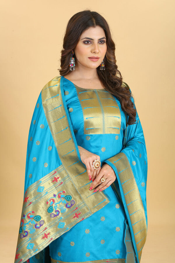 Modern Paithani Dress Design For Girls 2023 - Anaya Designer Studio