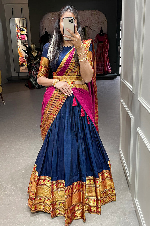 Stitched Half Saree