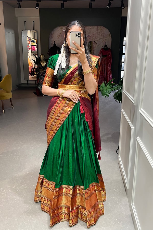 Stitched Half Saree