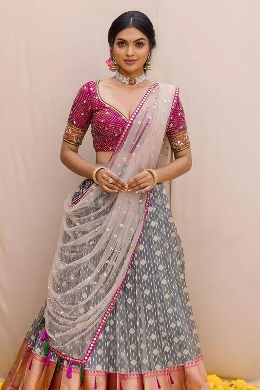 New Model Half Saree For Girls - Anaya Designer Studio