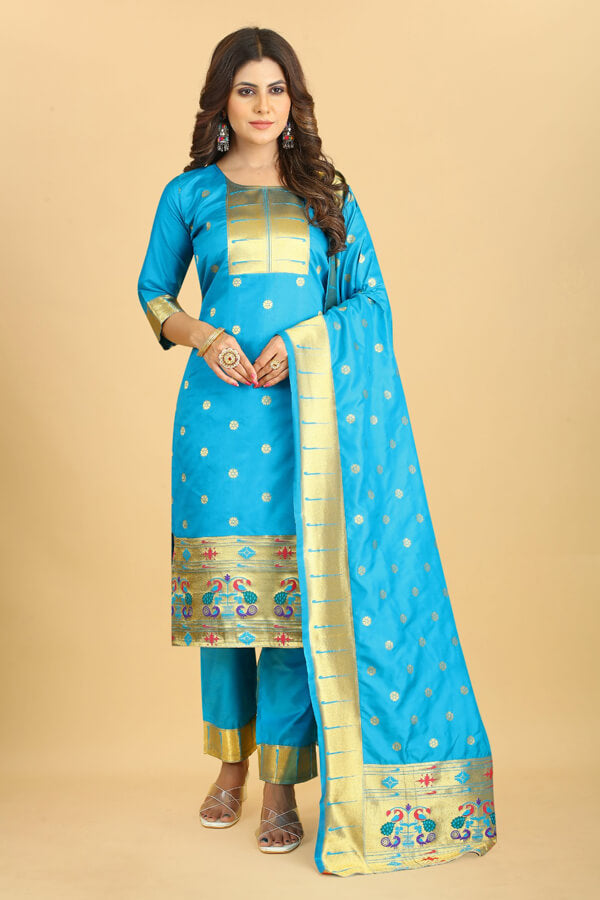 Modern Paithani Dress Design For Girls 2023 - Anaya Designer Studio