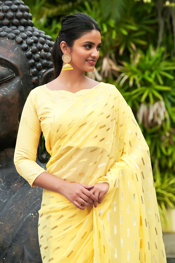 Party wear saree new design 2021 for Unmarried girl – Anaya Designer Studio