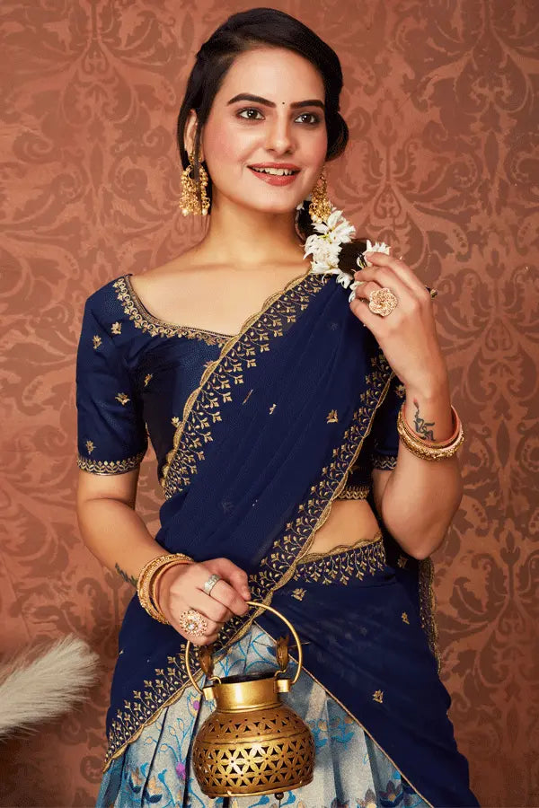 Traditional Half Saree For Wedding 2024 – Anaya Designer Studio