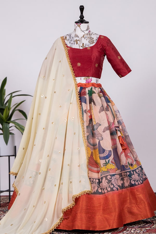 Fancy Half Saree Designs Online Collection – Anaya Designer Studio