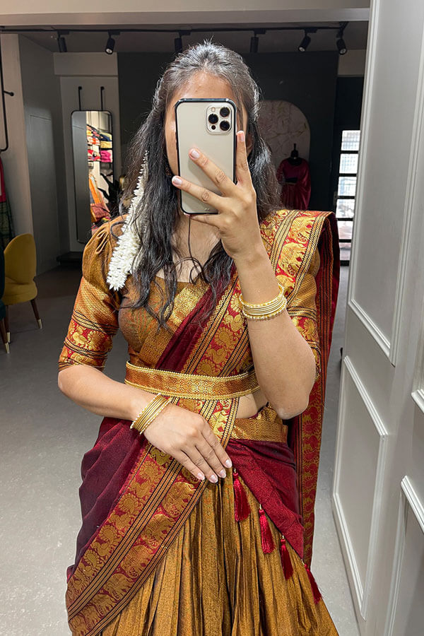 Stitched Half Saree
