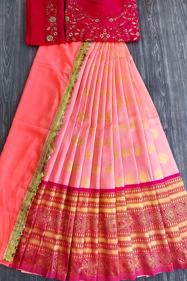 Latest South Indian Half Saree Online For Women – Anaya Designer Studio