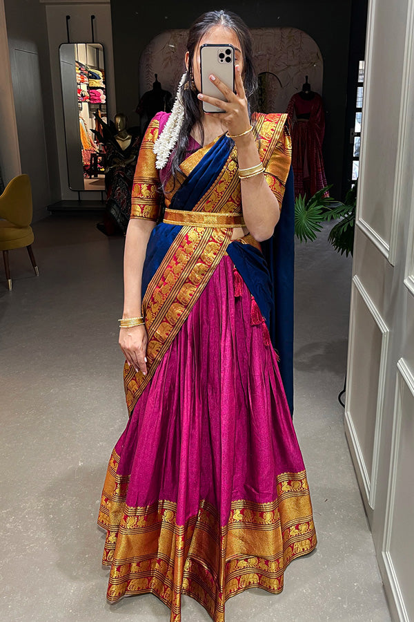 Stitched Half Saree