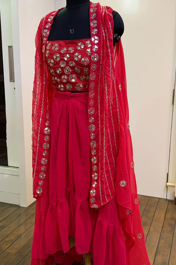 Koti Style Lehenga Choli For Wedding Party With Price - Anaya Designer ...
