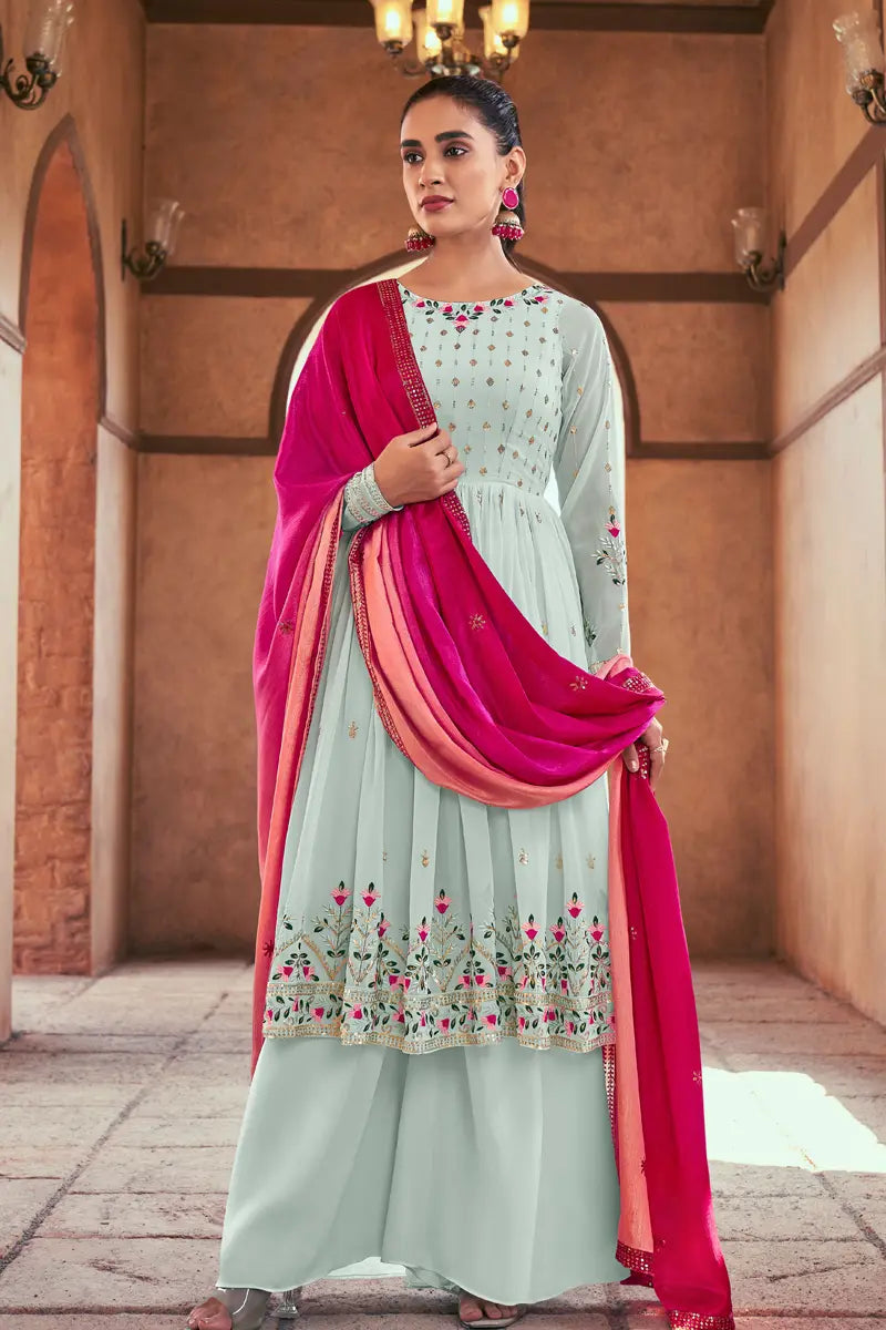Raksha Bandhan Special Sharara Dress With Price - Anaya Designer Studio
