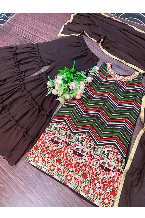 Modern simple plazo suit design 2021 Latest – Anaya Designer Studio